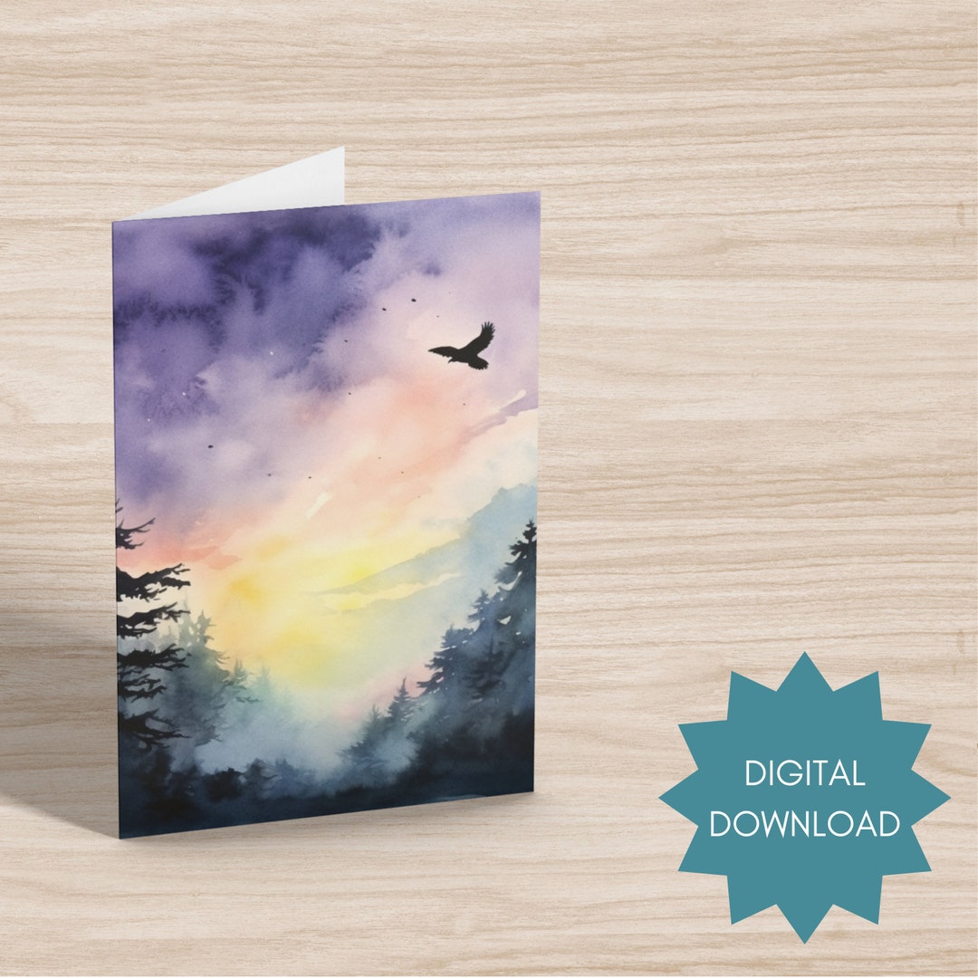 Bird Card - Pet Loss Card - Condolence Card - Sympathy Card- Loss of ...