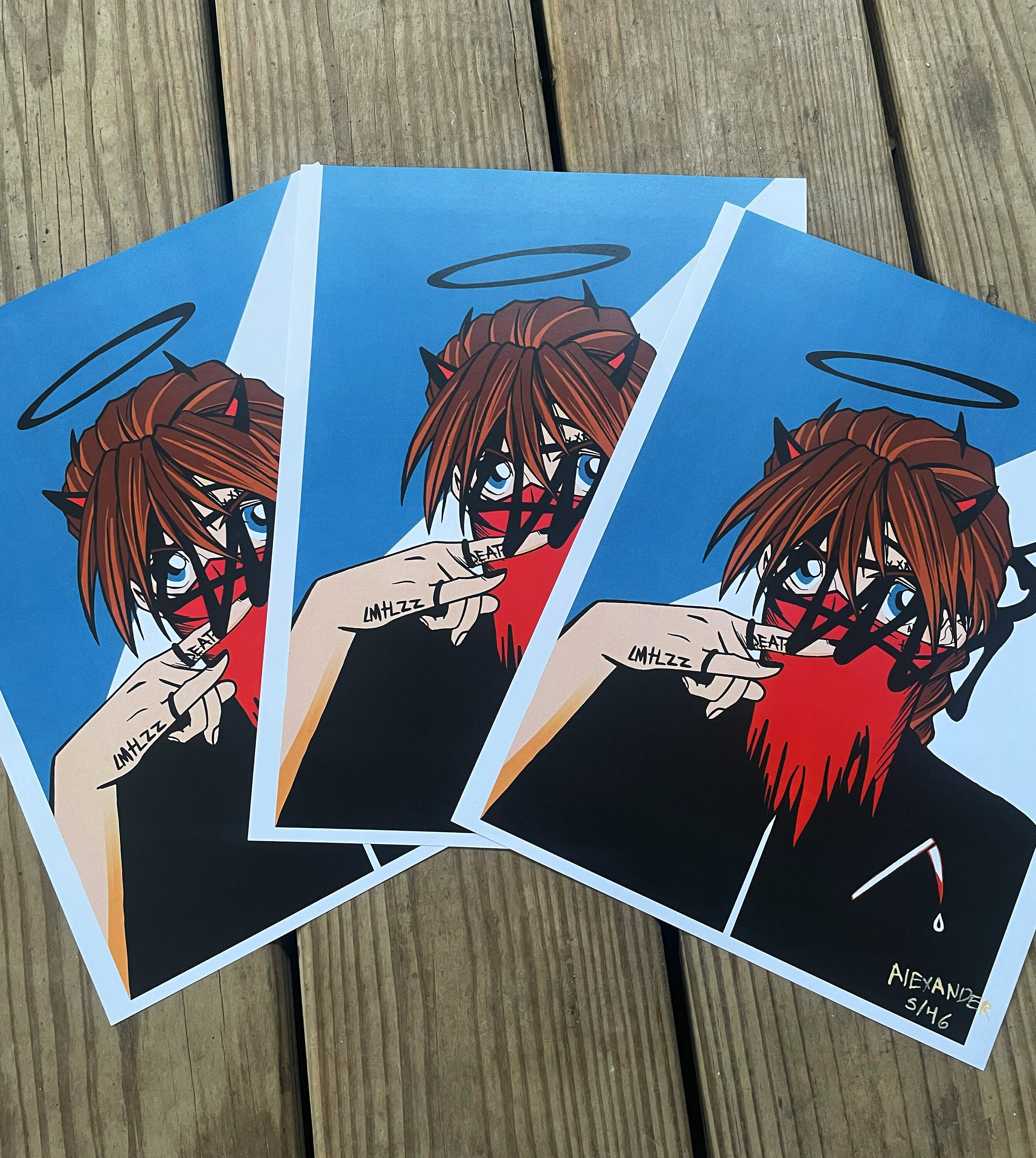 Duo Max Anime Drawing Print - Etsy