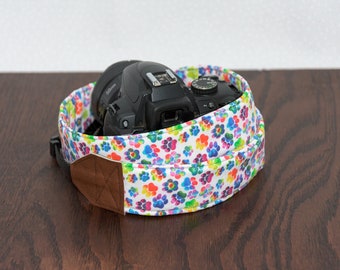 Rainbow Camera Strap - Etsy