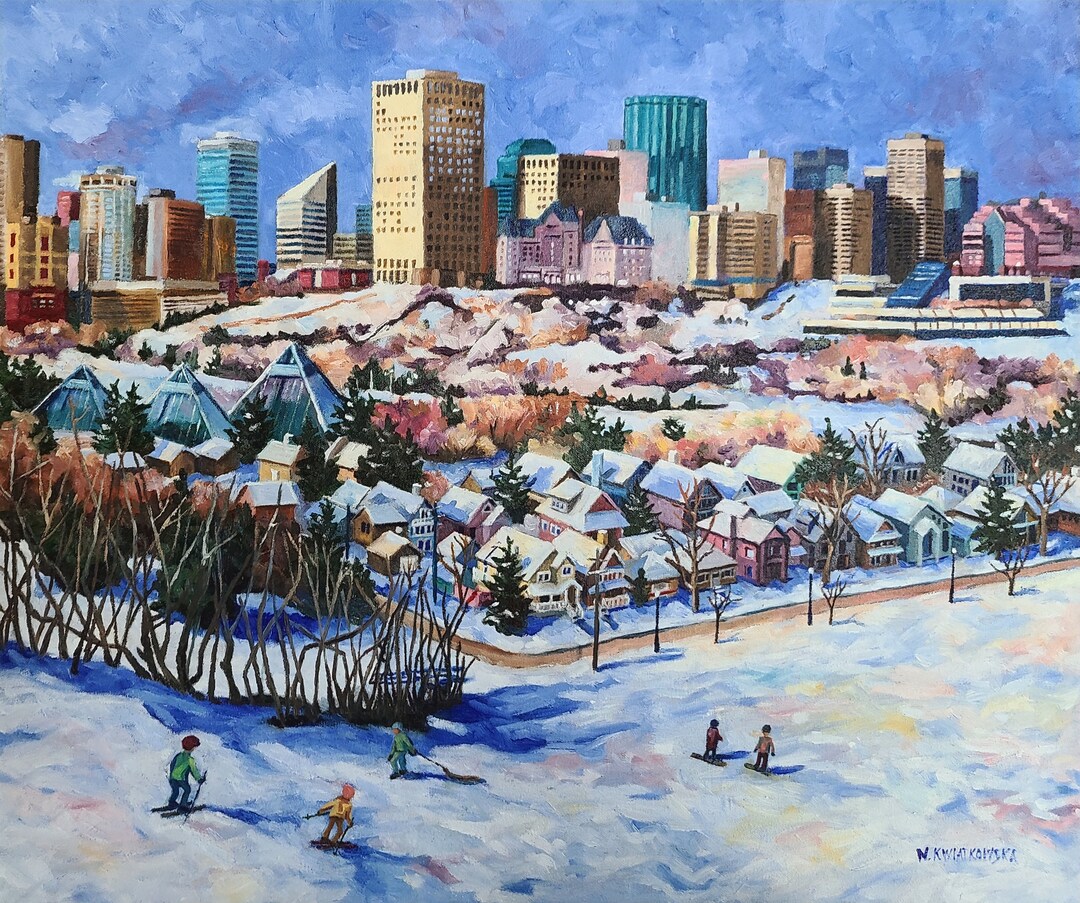 Edmonton Winter, Cityscape, Architecture, Winter, Pyramids - Art to ...