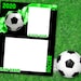 Soccer Memory Mate Template Sports Photography Scrapbooking Photoshop ...