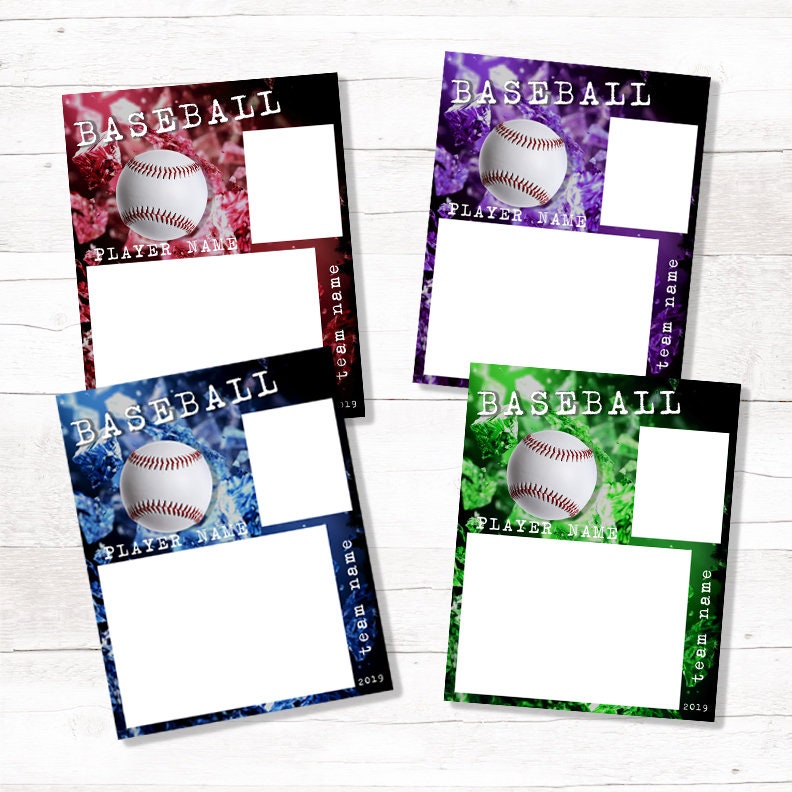 Baseball Sports Memory Mate Template Instant Download 8x10 Photo ...