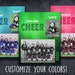 Cheer Sports Memory Mate Template Cheerleading Instant Download 8x10 ...