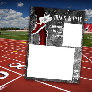 Track & Field Sports Memory Mate Template Instant Download 8x10 Photo ...