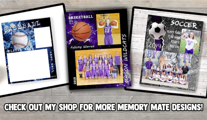 Track & Field Sports Memory Mate Template Instant Download 8x10 Photo ...
