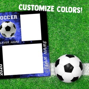 Soccer Memory Mate Template Sports Photography, Scrapbooking Photoshop ...