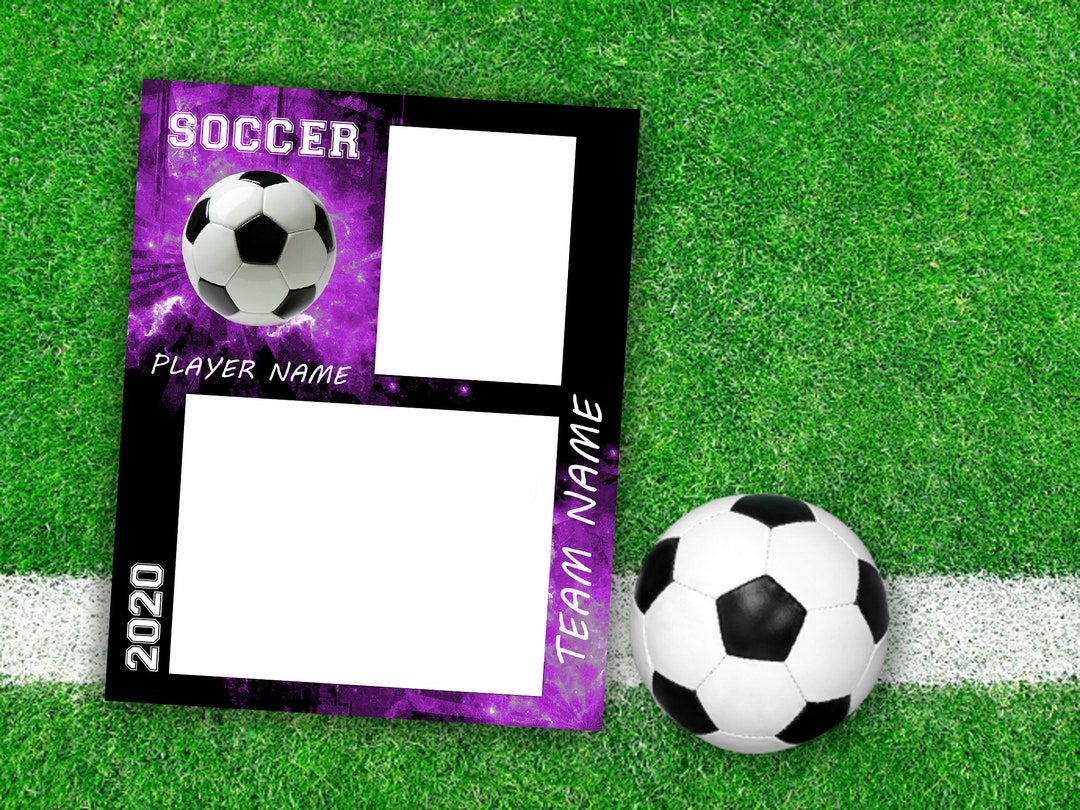 Soccer Memory Mate Template Sports Photography, Scrapbooking Photoshop ...