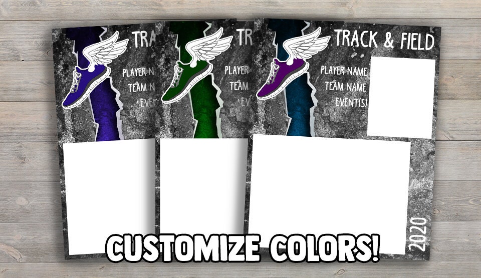 Track & Field Sports Memory Mate Template Instant Download 8x10 Photo ...