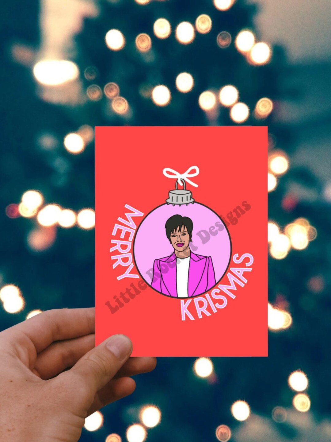 Funny Christmas Card Kris Jenner Celebration Cards Merry Christmas Card ...