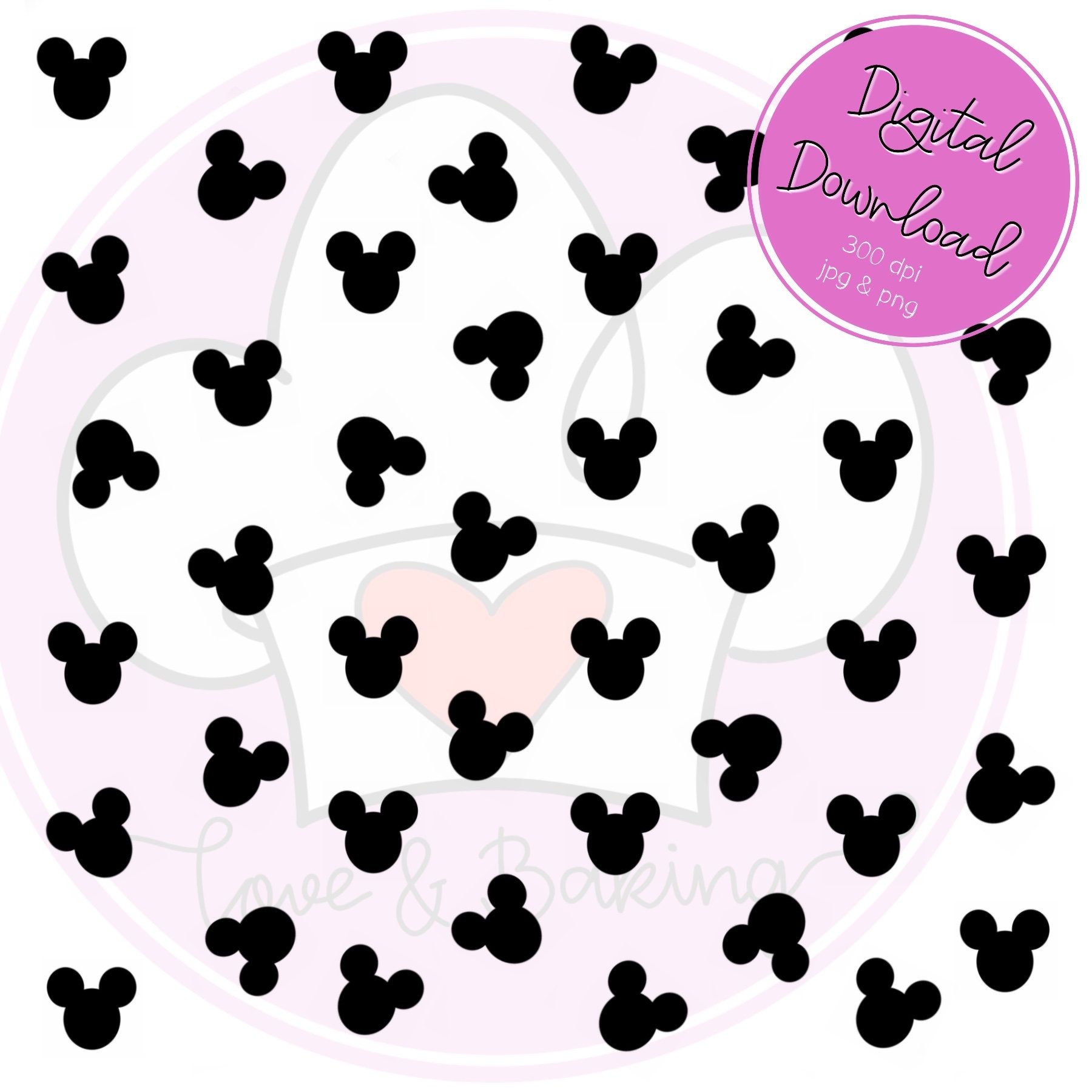 Mouse Ears Cookie Stencil - Etsy