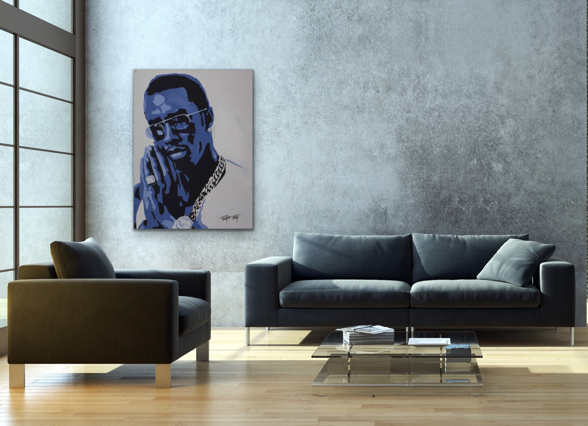 Sean P. Diddy Combs Portrait - Etsy