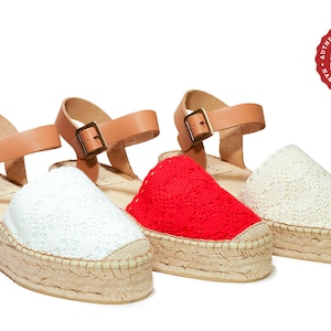 Espadrilles Medium Platform Wedge Rope Soles | Made in Spain | Make ...