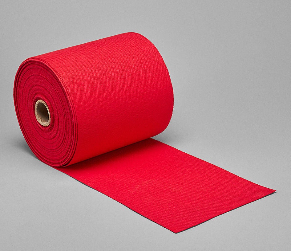 Traditional Red Cotton Selvedge Canvas Made in Spain Used to | Etsy