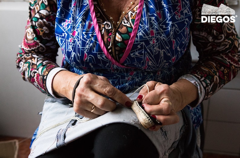 Espadrilles Key Chains Made in Spain DIEGOS® Hand Stitched | Etsy