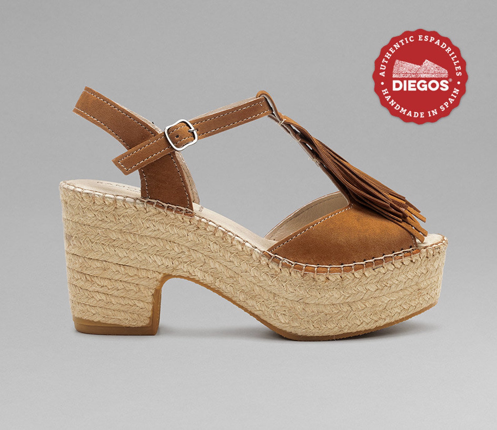 Espadrilles High Heel Platform Rope Soles Made in Spain Make Your Own ...