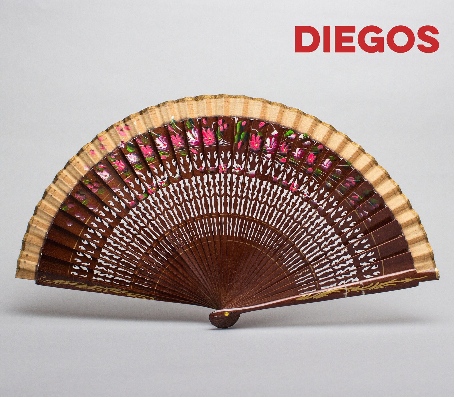 Hand painted Spanish Abanico hand fan made in Valencia | Etsy