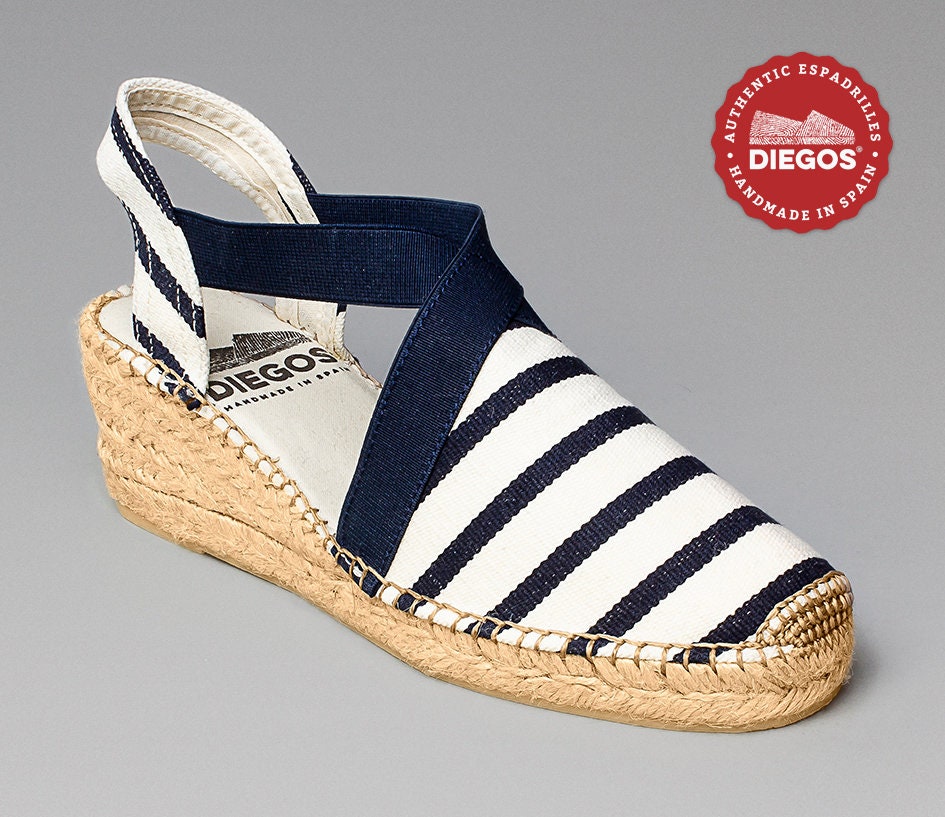 Espadrilles High Wedge Rope Soles Made in Spain Make Your - Etsy UK