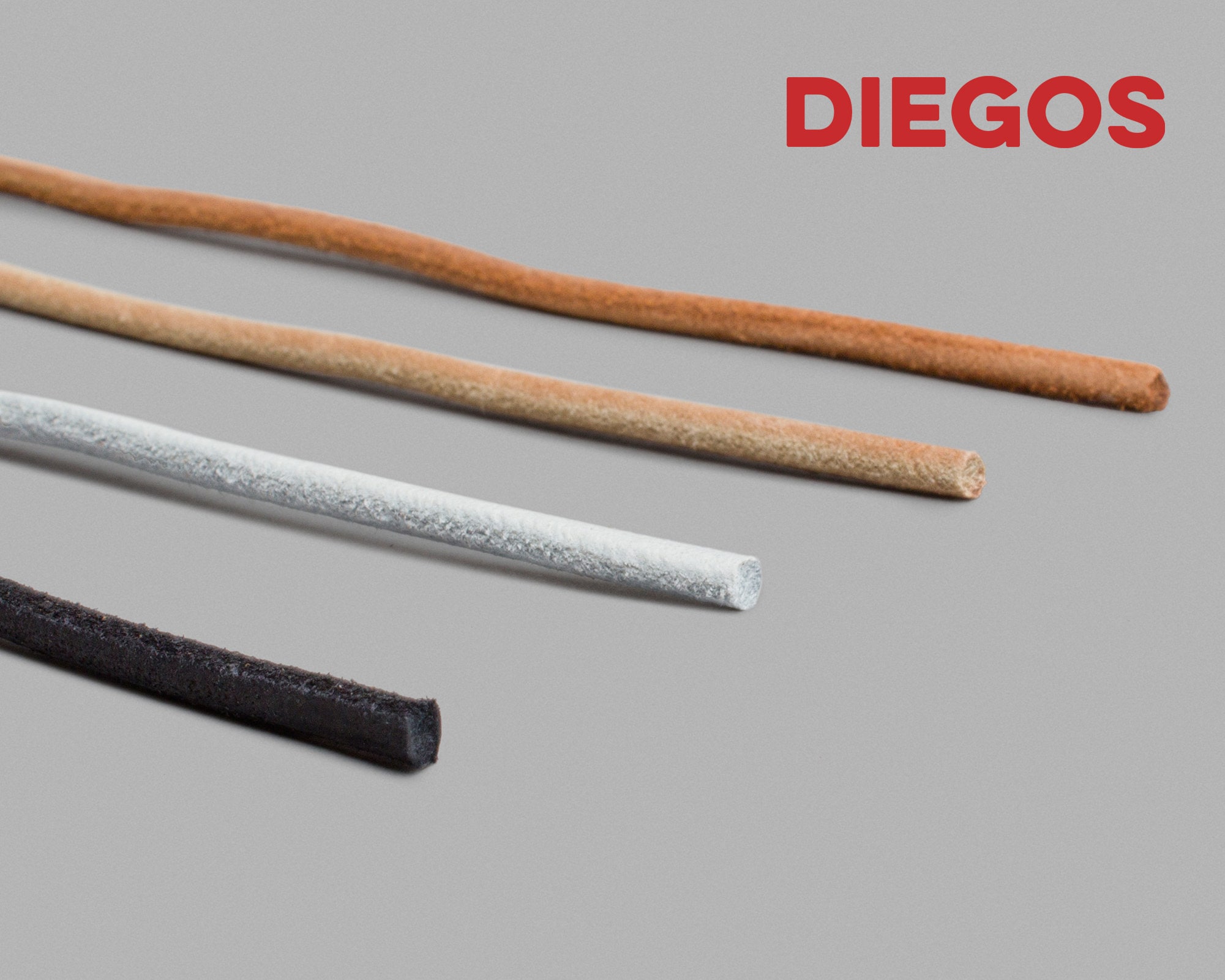 4mm Leather Cord Made in Spain | Flexible Leather Rope | Genuine ...