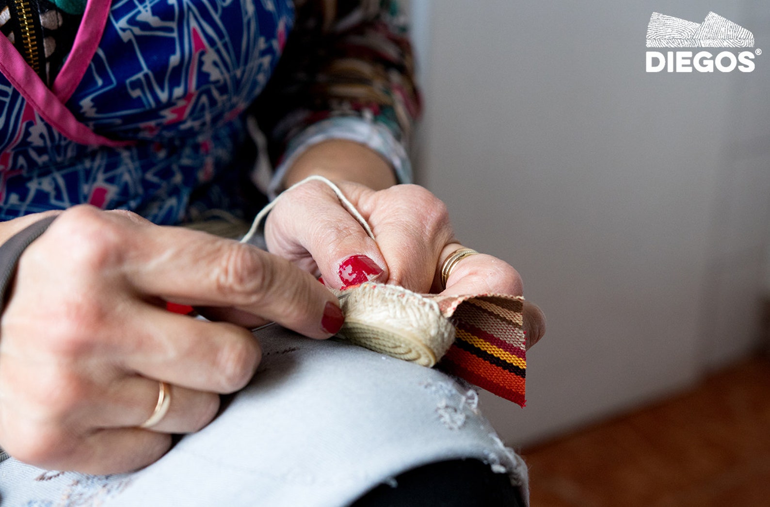 Espadrilles Key Chains Made in Spain DIEGOS® Hand Stitched - Etsy