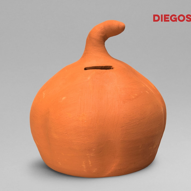 Halloween Pumpkin Piggy Bank - Etsy