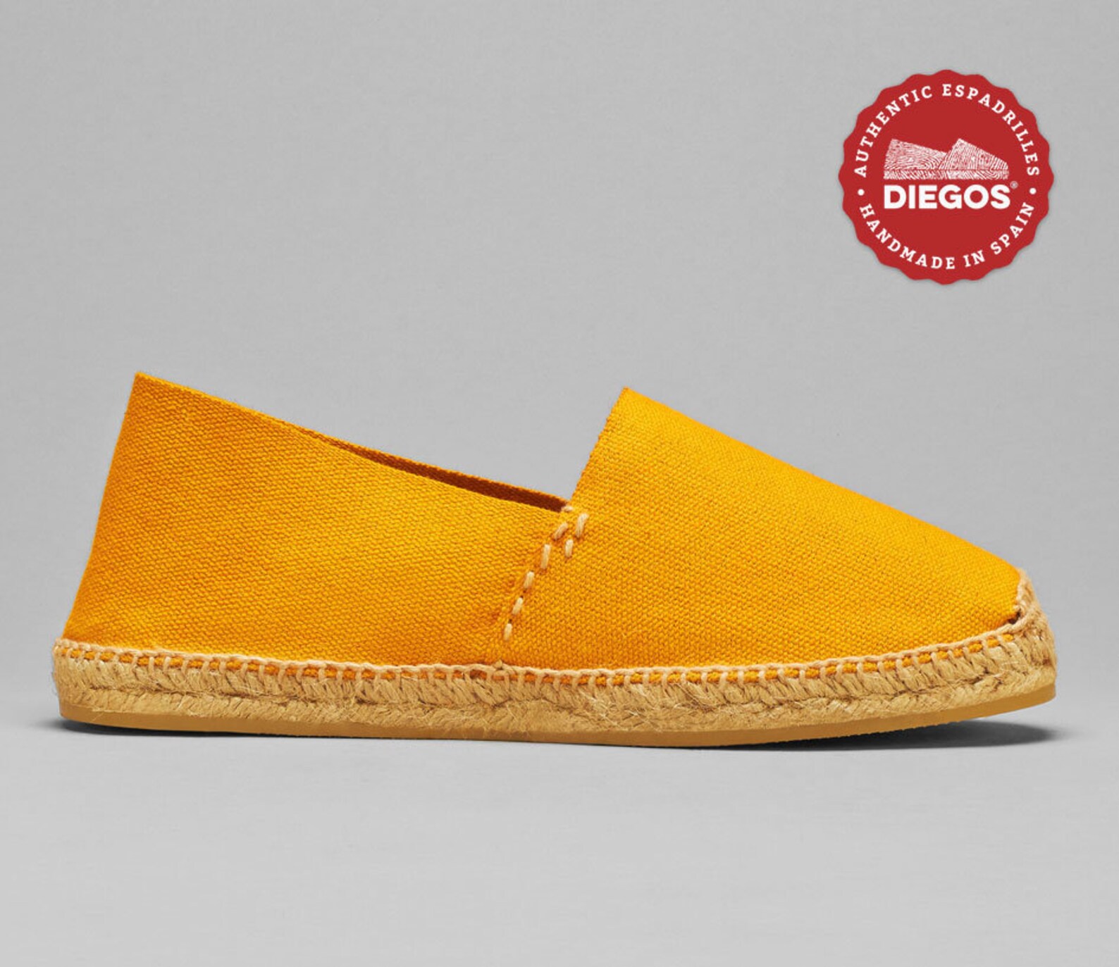 Diegos® Men's Classic Flat Dijon Yellow Espadrilles Shoes | Etsy