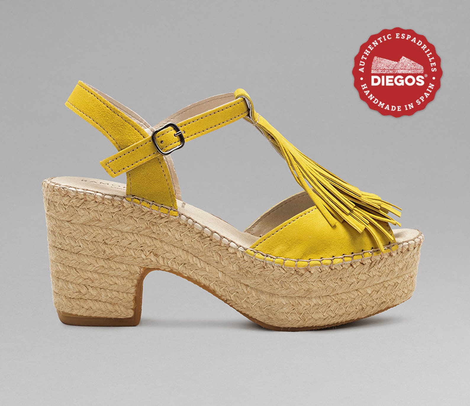 Espadrilles High Heel Platform Rope Soles Made in Spain Make Your Own ...