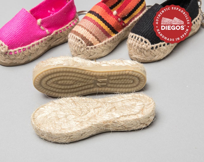 Espadrilles High Platform Rope Soles Made in Spain Make - Etsy