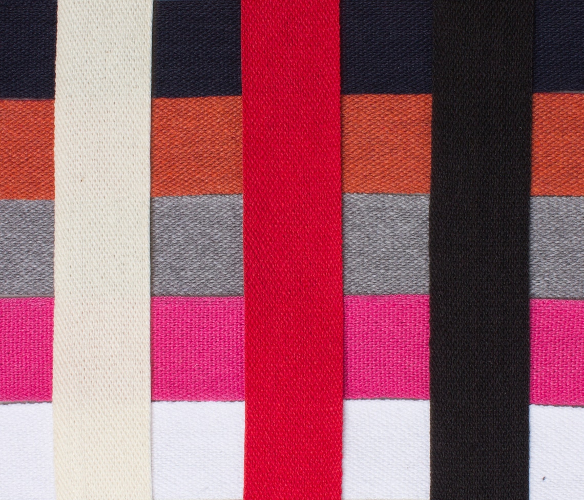 1 2.5cm Wide Cotton Twill Ribbon Woven in Valencia - Etsy