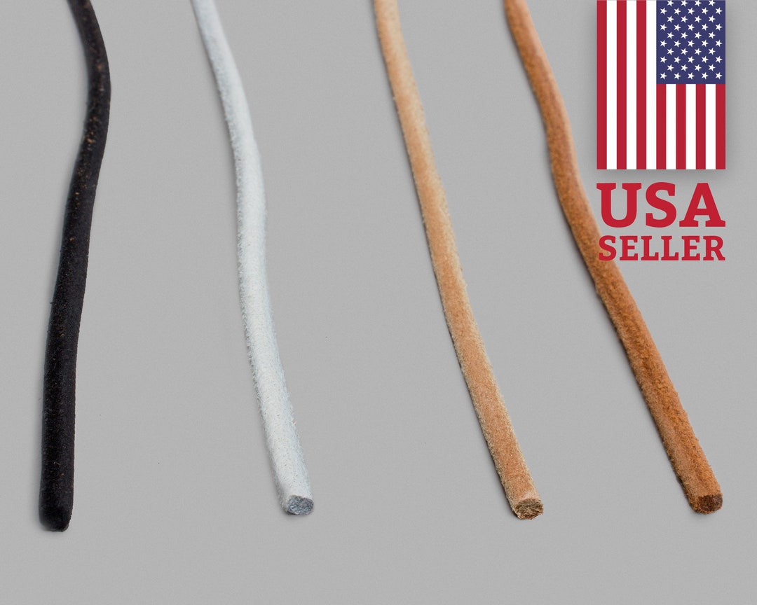 4mm Leather Cord Made in Spain | Flexible Leather Rope | Genuine ...