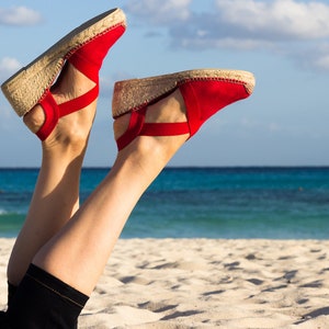 Espadrilles High Wedge Rope Soles | Made in Spain | Make Your Own ...