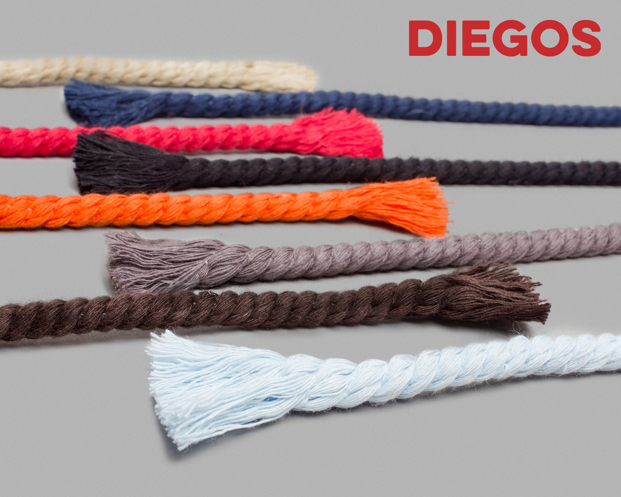 4mm Braided Cord Made in Spain | Macrame | 100% Cotton Original Rope ...