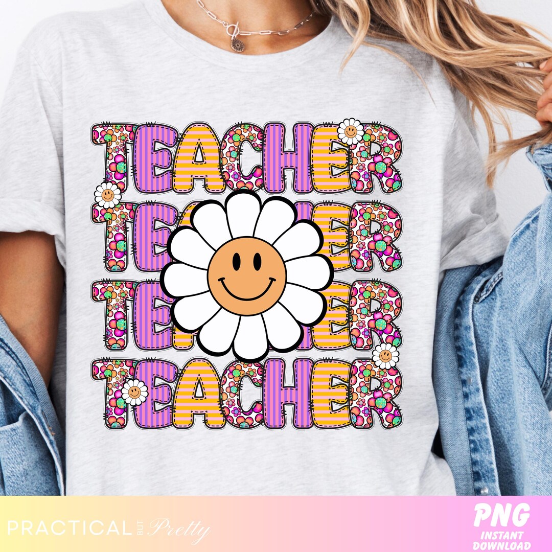Preppy Teacher PNG Design | Best Teacher Ever PNG | Cool Teachers Club ...