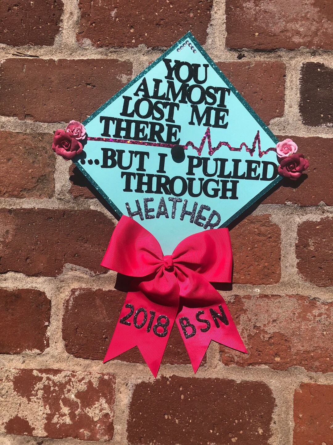 Custom Graduation Cap, Decorated Graduation Cap, Handmade Graduation ...