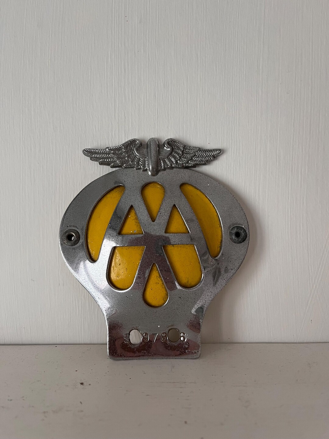 Pair of Vintage AA Badges. - Etsy