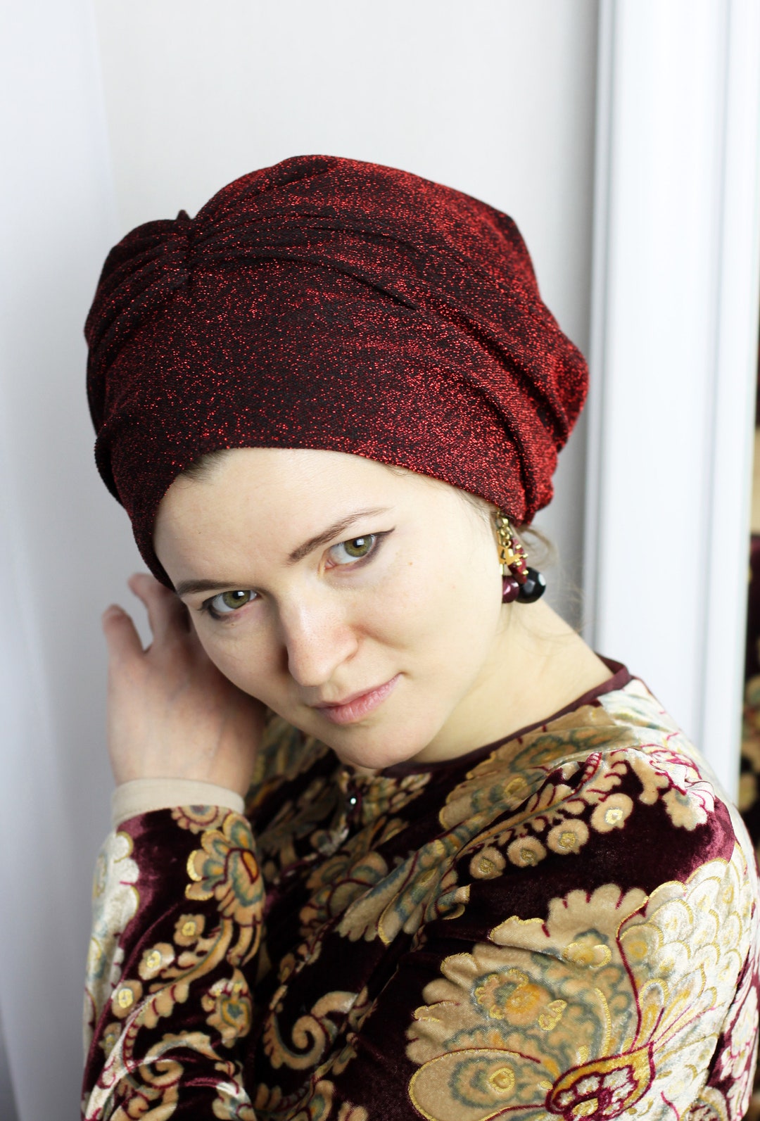 Grace Series Turban in Light Lurex Fabric Version (already With ...
