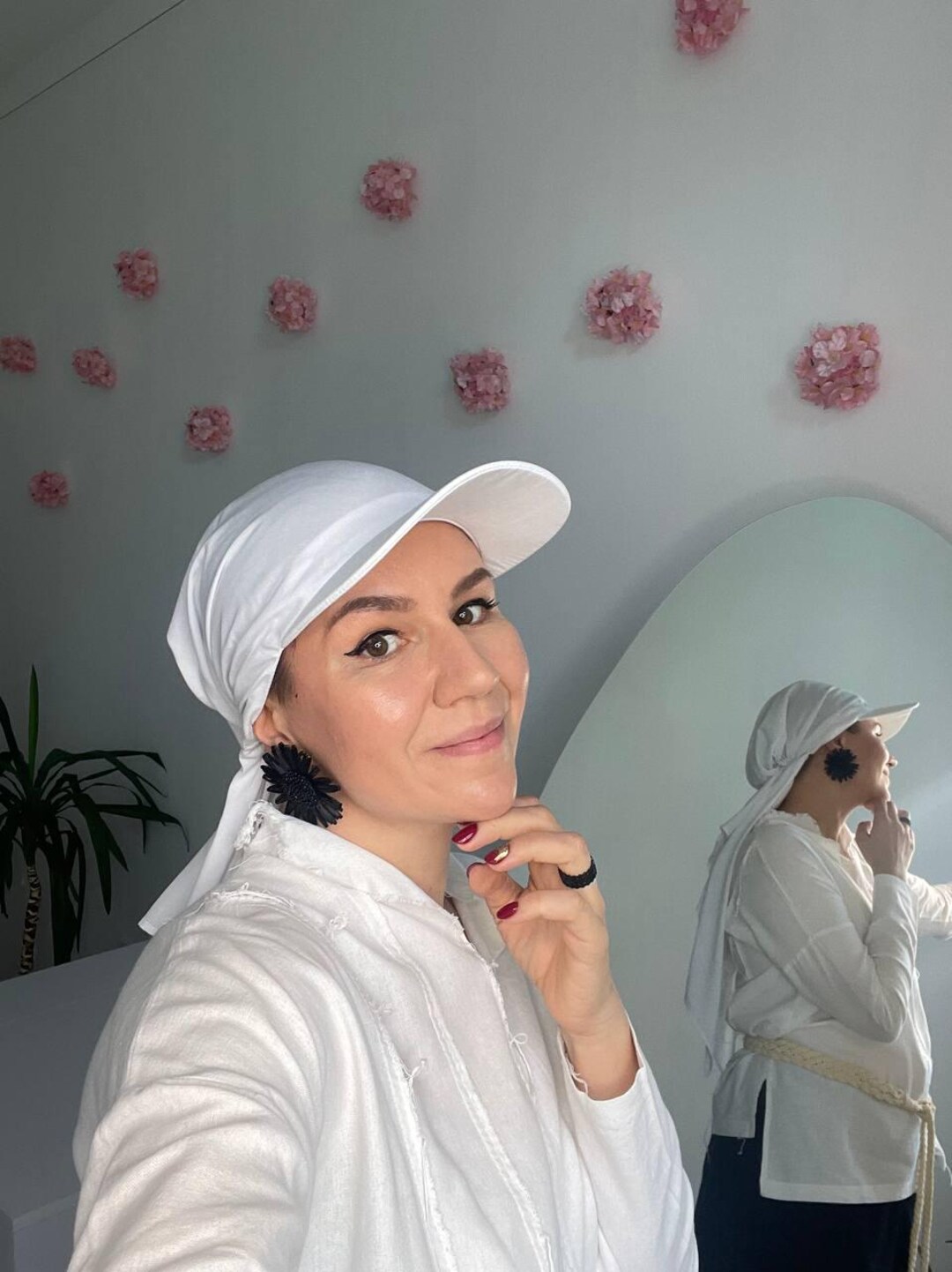 Lightweight Bandana Hat With Visor. Summer Sun Womens Hats. Breathable ...