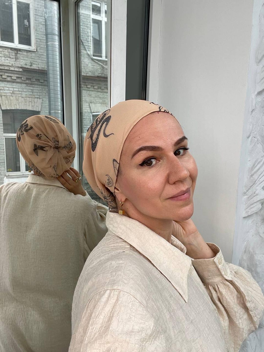 Summer Custom Beanie Hat for Women. Lightweight Unique Hair Accessories ...