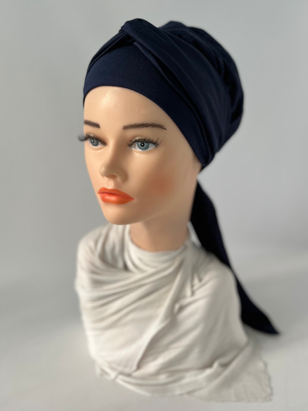 Elegant Ready-to-wear Turban for Her. Cute Israel Spring Tichel for Her ...