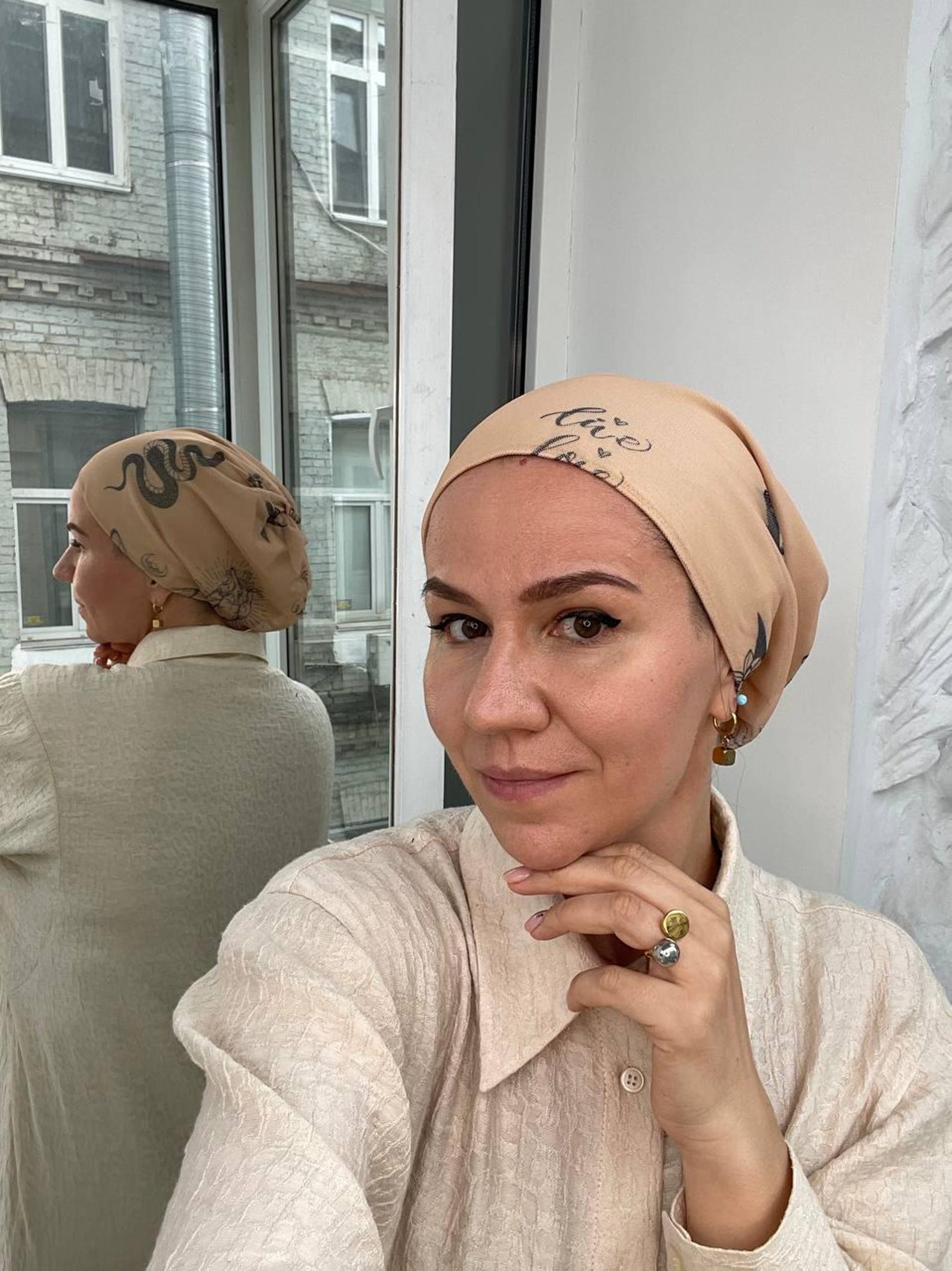 Summer Custom Beanie Hat for Women. Lightweight Unique Hair Accessories ...