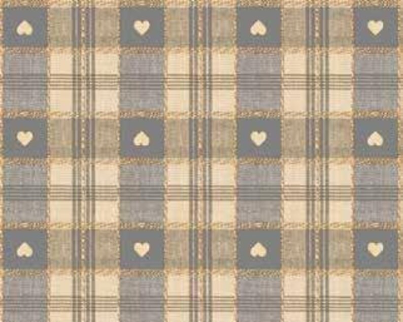 Grey Heart Check PVC Vinyl Wipe Clean Tablecloth ALL SIZES Code: C57-5 ...