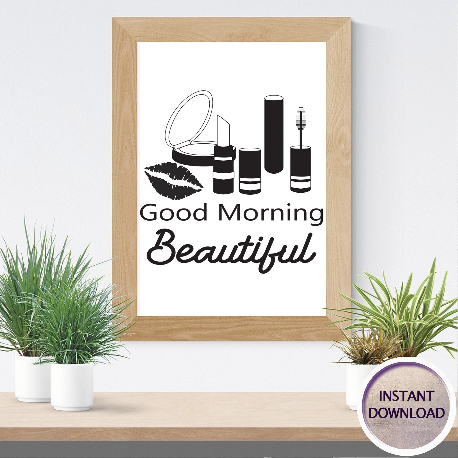 Good Morning Sign Printable Wall Art Digital Download | Etsy