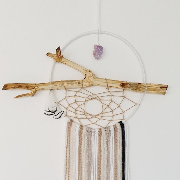 Crystal Dreamcatcher - Etsy