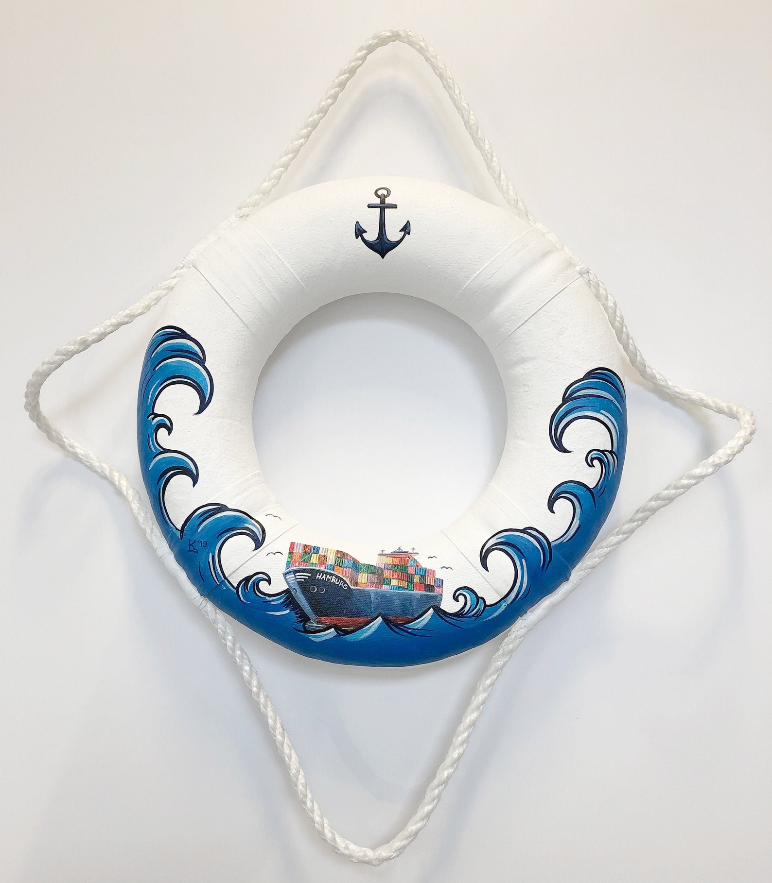 Unique! Kl. Lifebuoy "container" - 100% Handmade & ORIGINAL - Etsy
