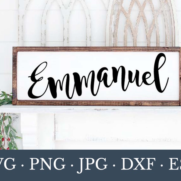 Emmanuel God - Etsy