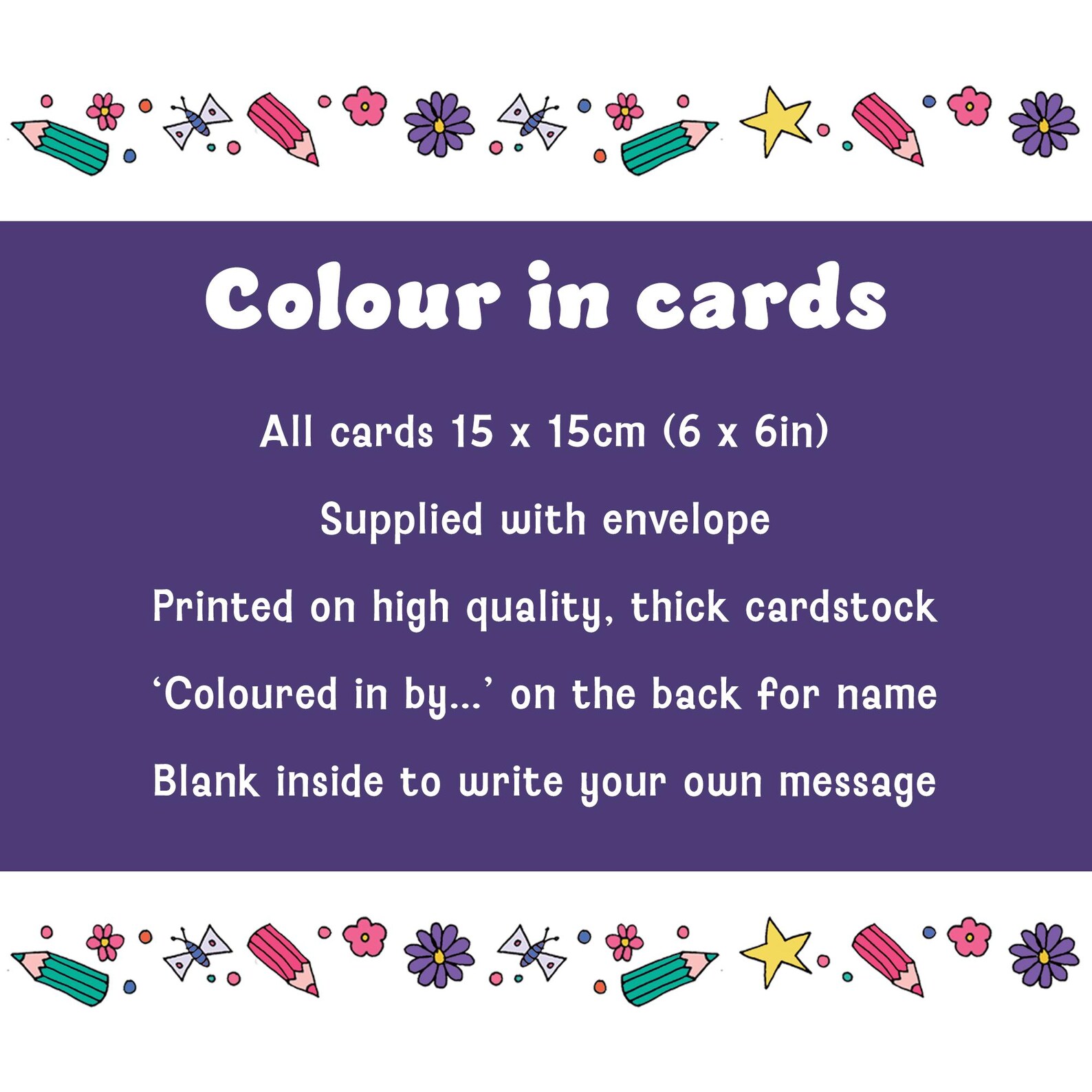 Draw Your Daddy Birthday Card, Colour in Daddy & Me Birthday Card ...