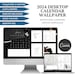 2024 Desktop Organizer Wallpaper, Digital Desktop Organizer, Desktop ...