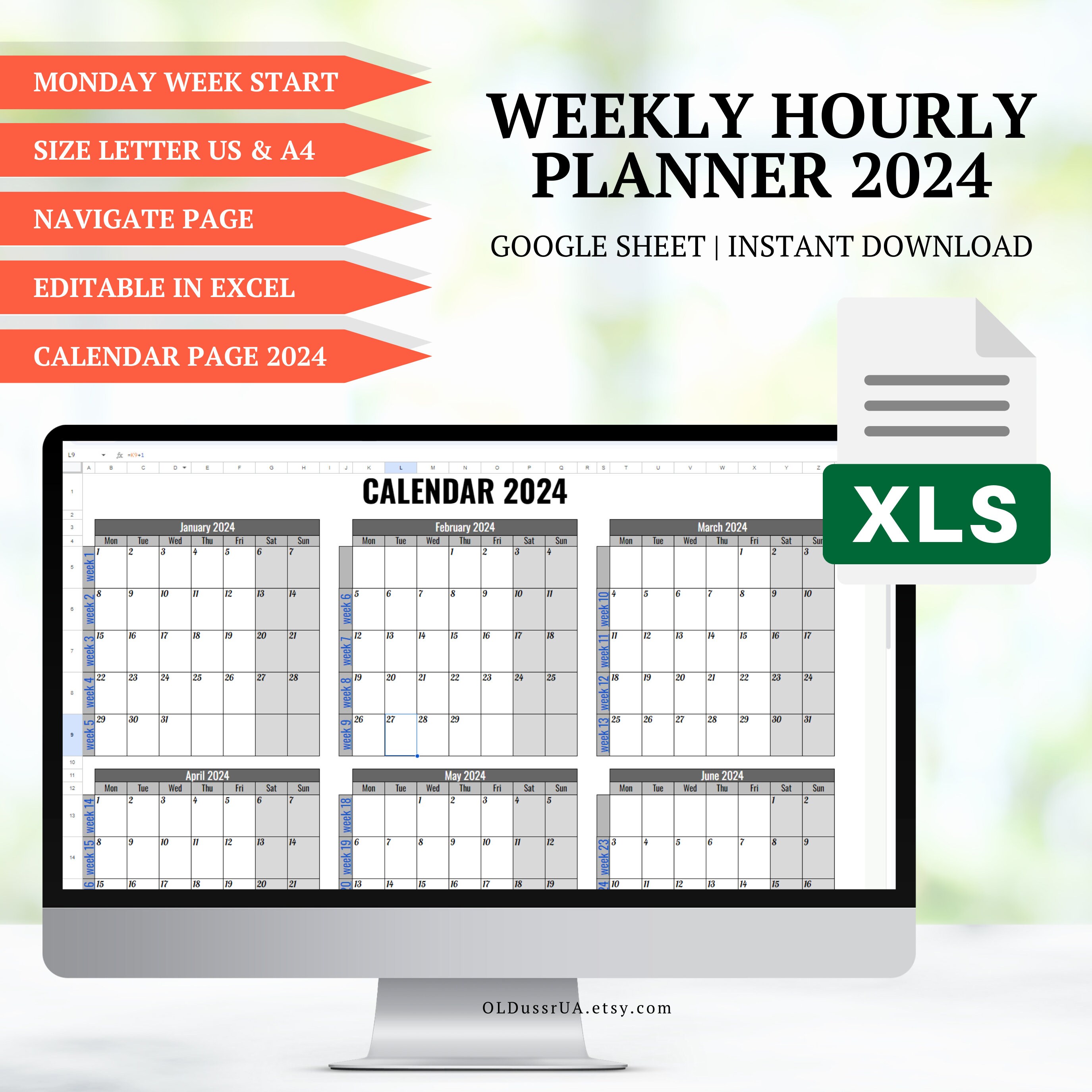 Project Planner 53 Weeks 2024 Planner, Soul Care Planner Calendar ...