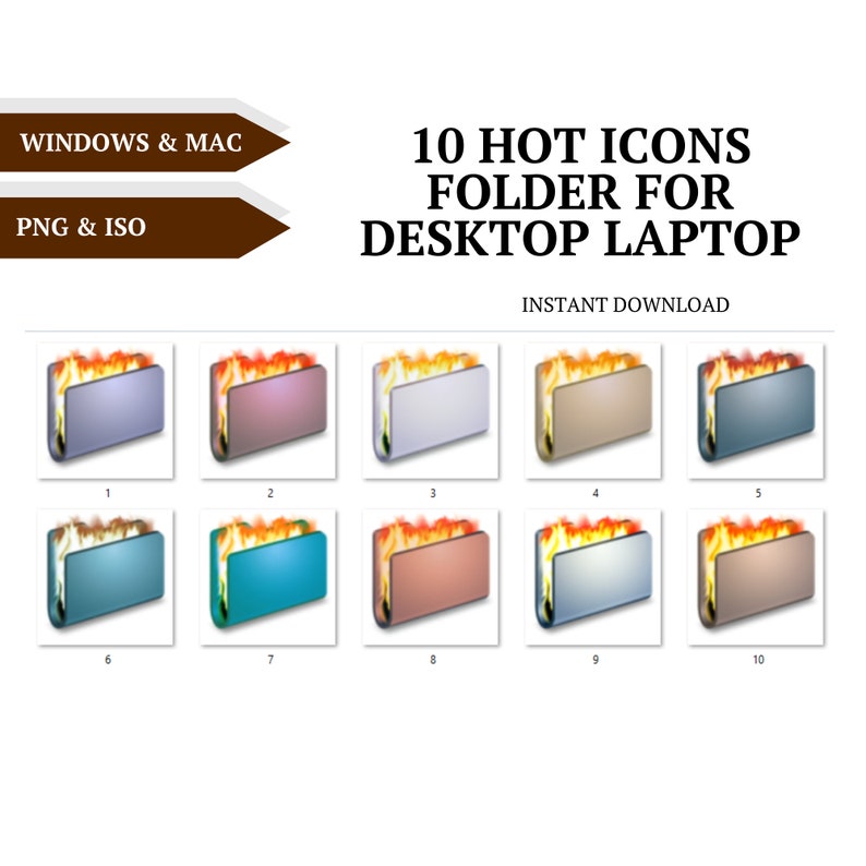10 HOT Mac App Icons Folder, Customisable Icons for Mac Desktops ...