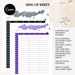 Halloween Sign up Sheet Template, Editable Canva Template, Printable ...