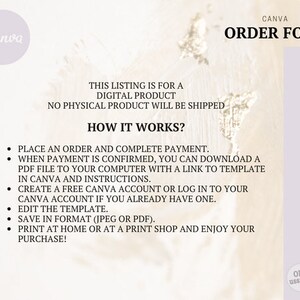 Washing Instructions Care Card I Editable Canva Template I Etsy Shop ...